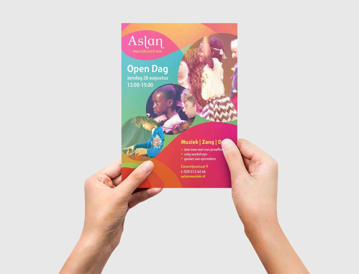 Aslan open dag flyer – FullReason Design